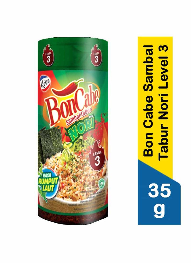 Kobe Bon Cabe boncabe Sprinkle Chili Flakes level 2 Nori - Etsy
