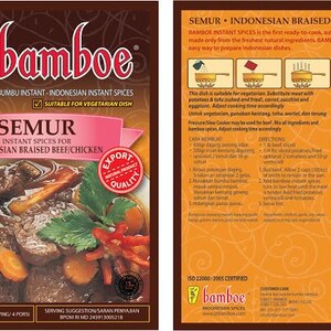 Bamboe Bumbu Semur carne de res / pollo estofado de - Etsy España