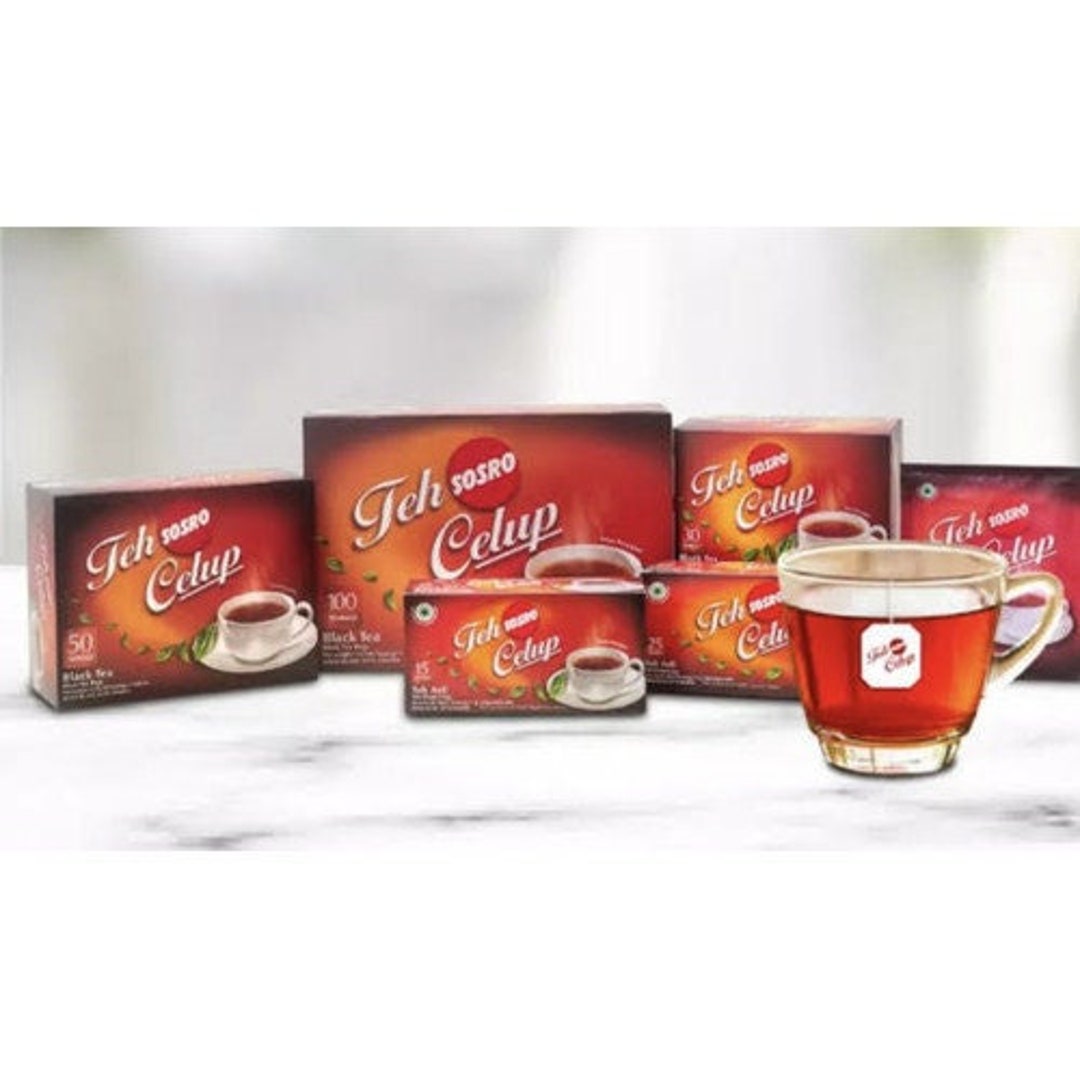 Sosro Teh Celup Black Tea Bag Halal Indonesia - Etsy
