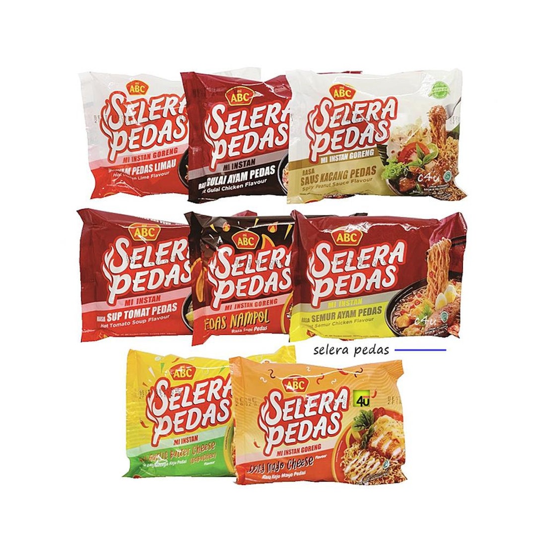 ABC Noodles Spicy Taste/selera Pedas ayam Pedas Limau, Pedas Nampol ...