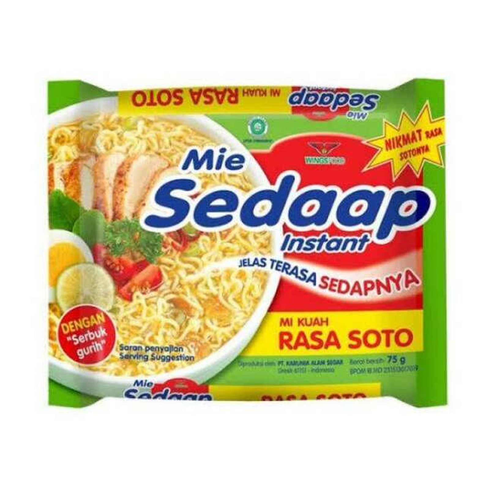 Sedaap Instant Noodle Mi Soto 75 Gram | Etsy