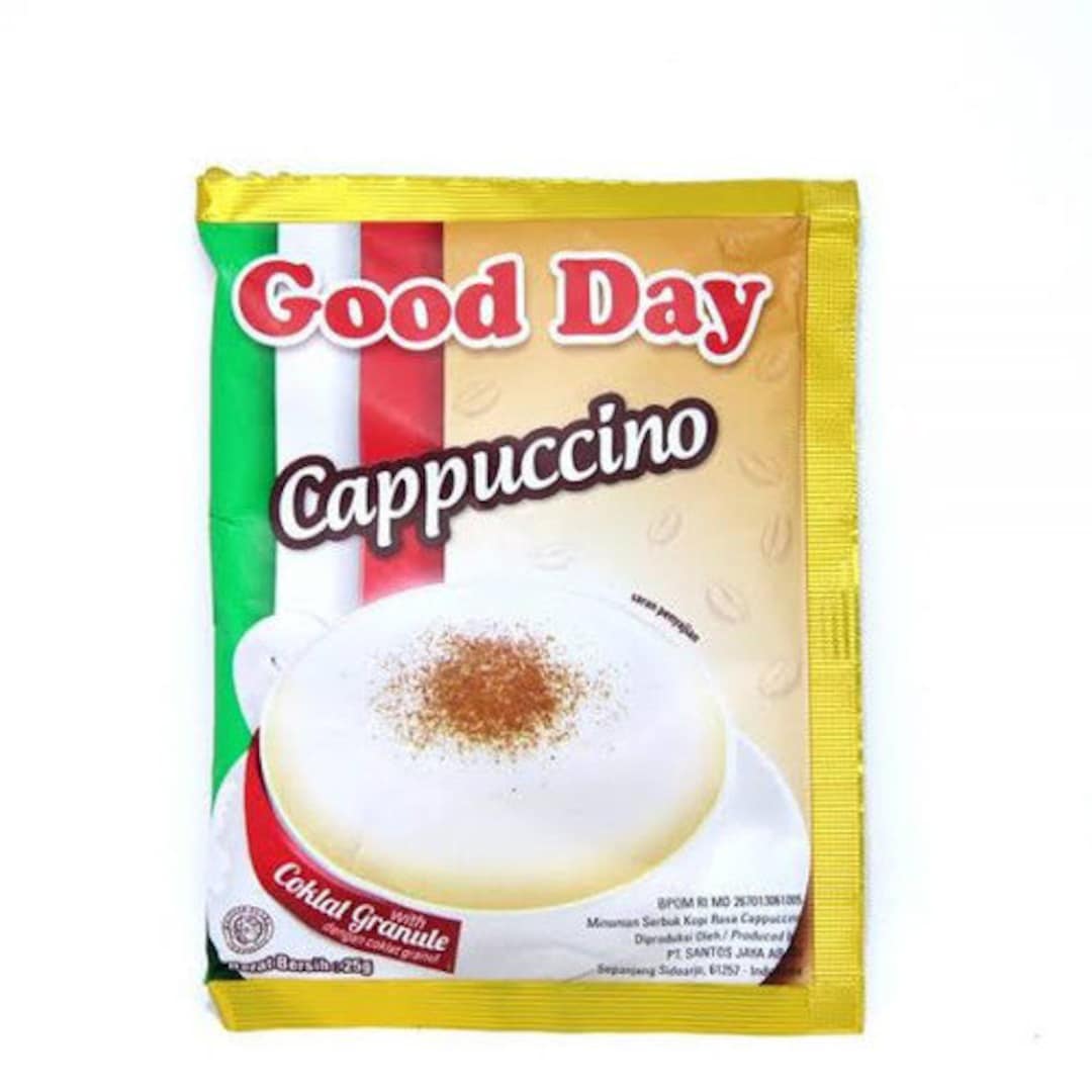 Good Day Cappuccino With Chocolate Granule Instant Coffee - Etsy