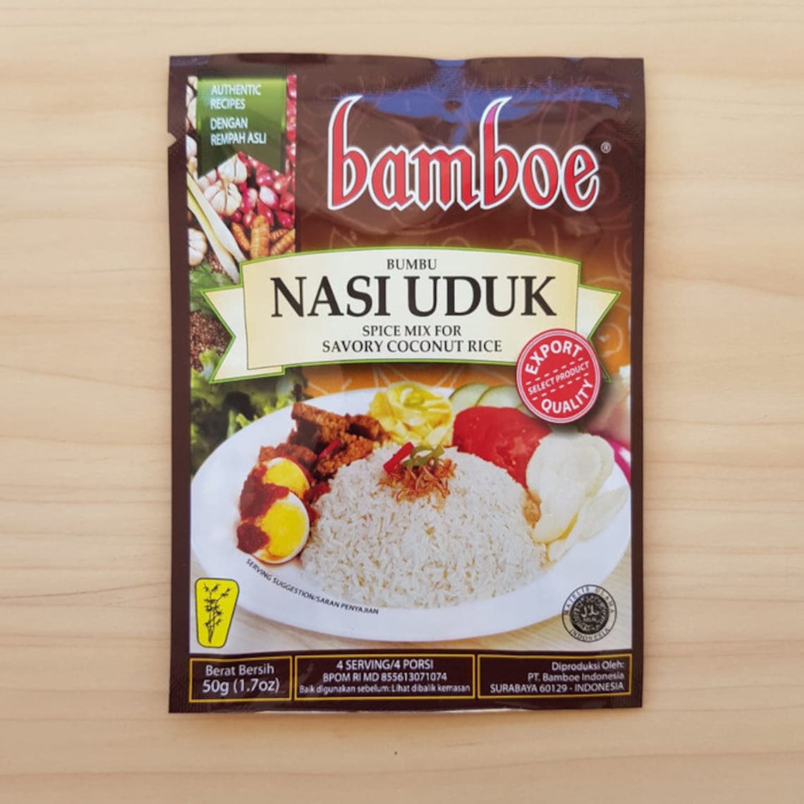 Bamboe Bumbu Instant Nasi Uduk 50 gr INDONESIA Delight | Etsy