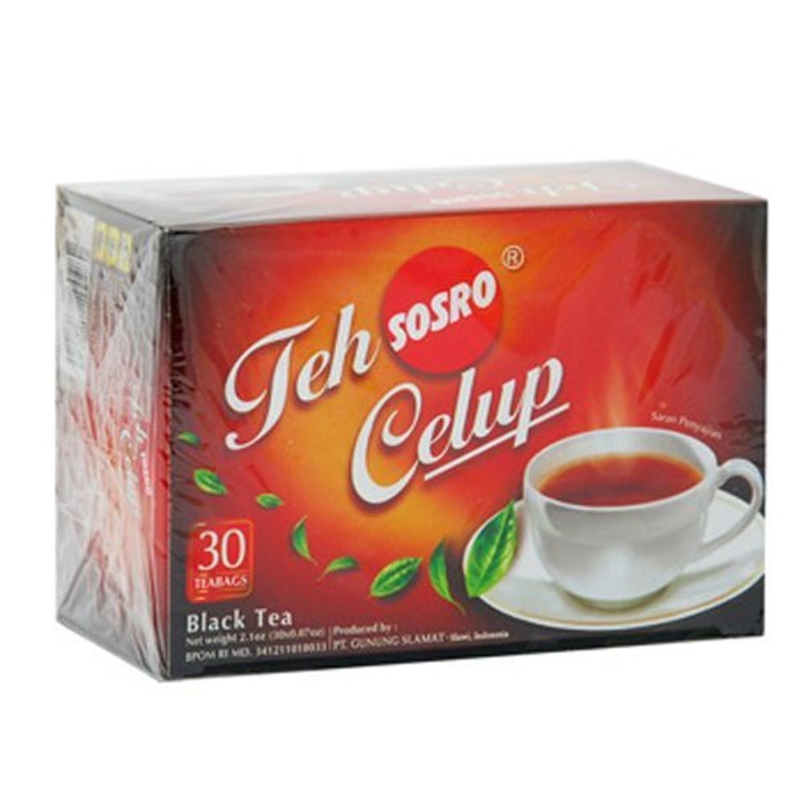 Sosro Teh Celup Black Tea 30-ct 2.1 Oz | Etsy