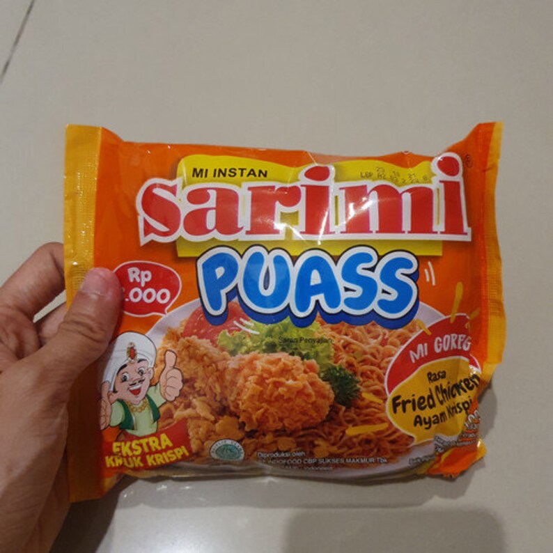 Instant Mie Sarimi Goreng Puass Fried Chicken 100gram - Etsy