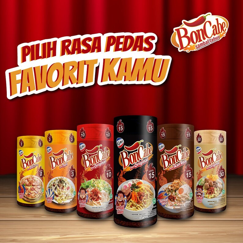 Kobe Bon Cabe boncabe Sprinkle Chili Flakes level 2 Nori - Etsy