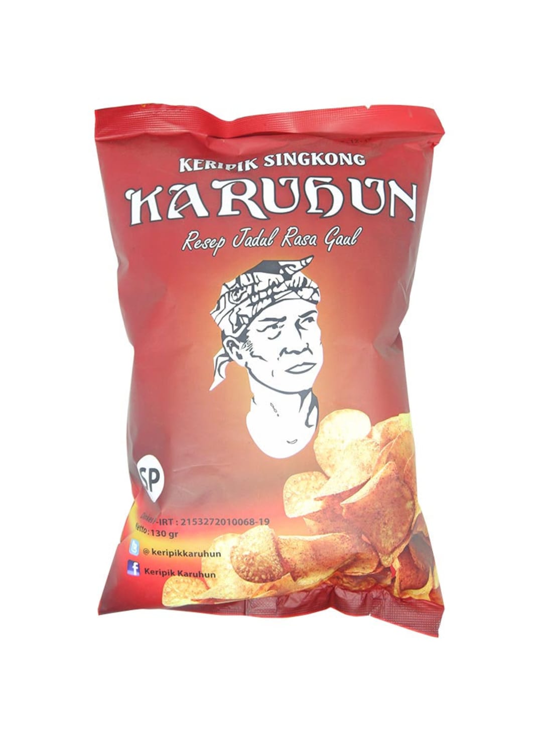 Karuhun Keripik Singkong patatine di manioca Livello SP Molto piccante ...