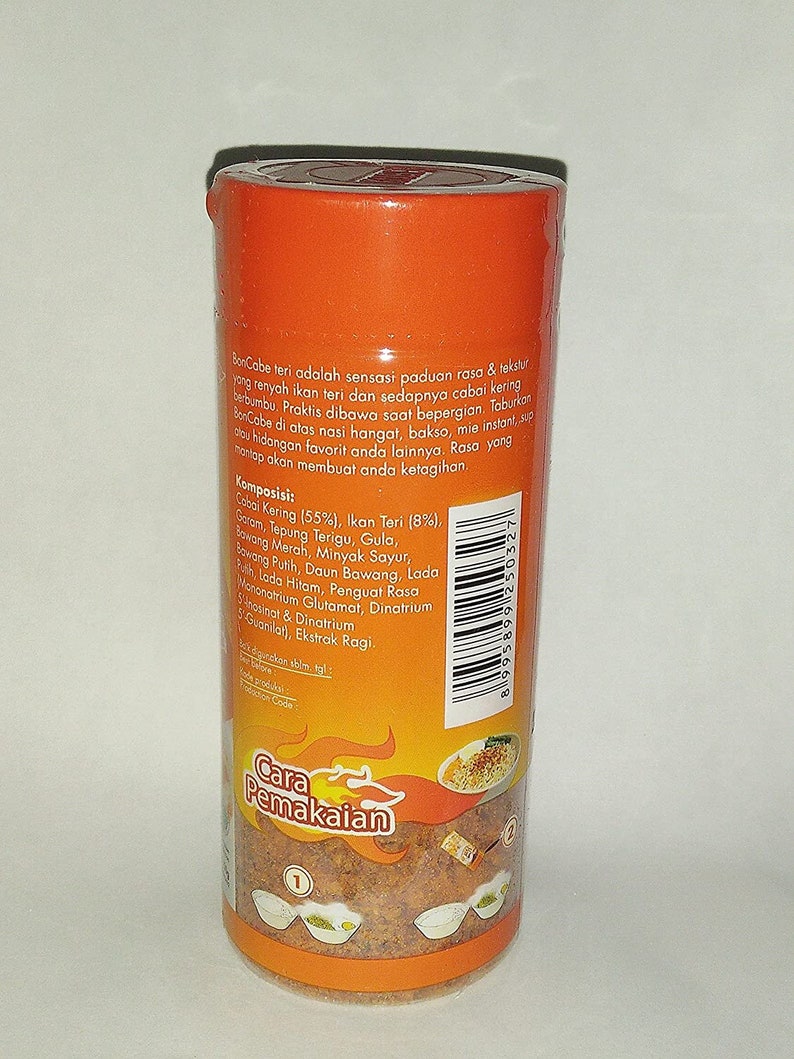 Kobe Bon Cabe boncabe Sprinkle Chili Flakes level 2 Nori - Etsy