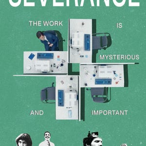 Severance-inspired Collage Art Print – Retro Minimalist TV Show Poster ...