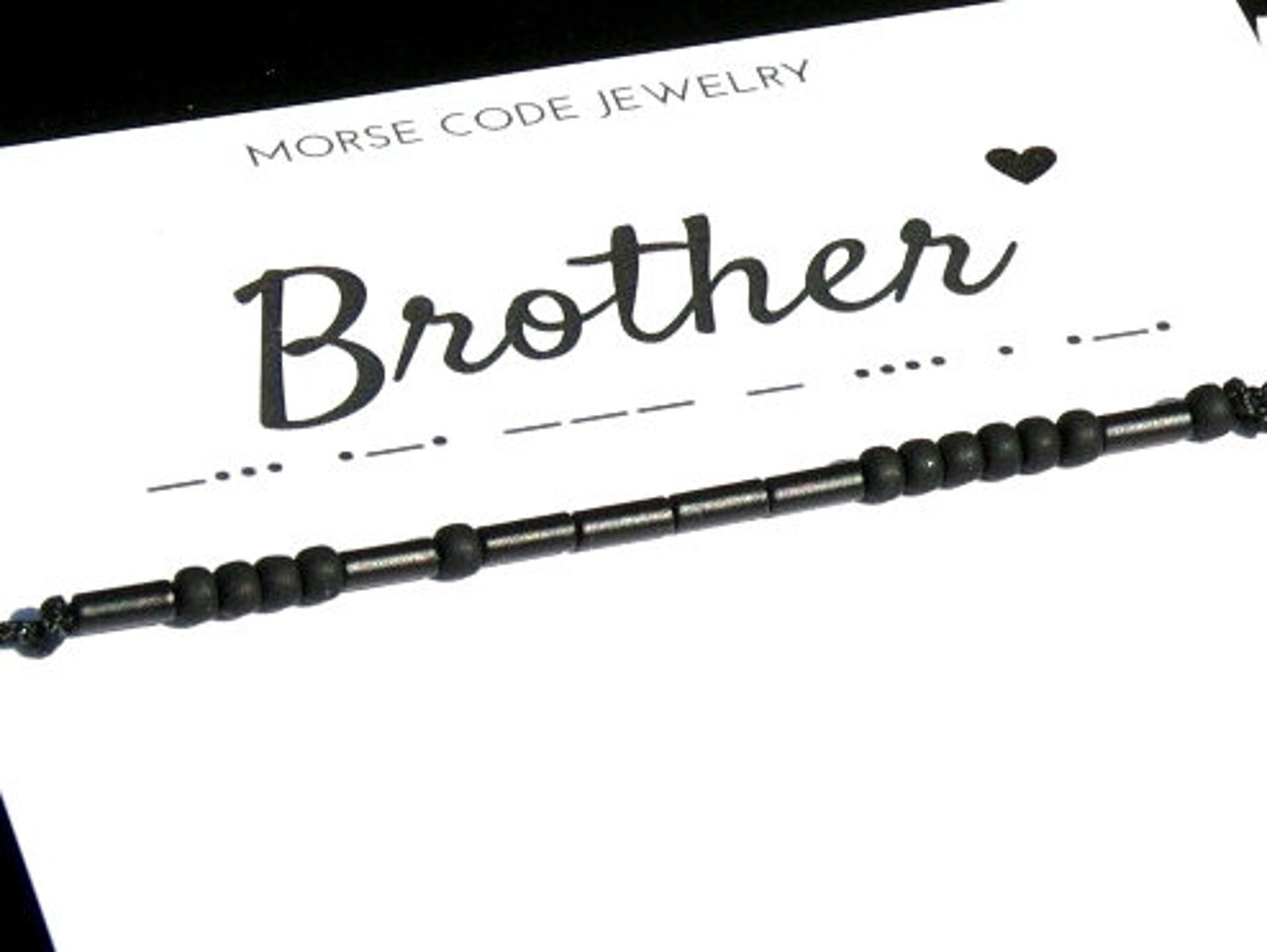 BROTHER Morse Code Bracelet Brother Bracelet Gift for Brother - Etsy