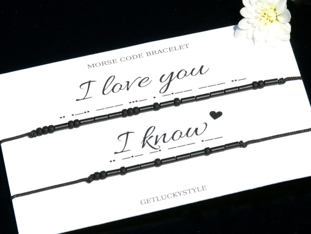 I Love You I Know Bracelets Matching Couple Bracelet Star Wars His and ...