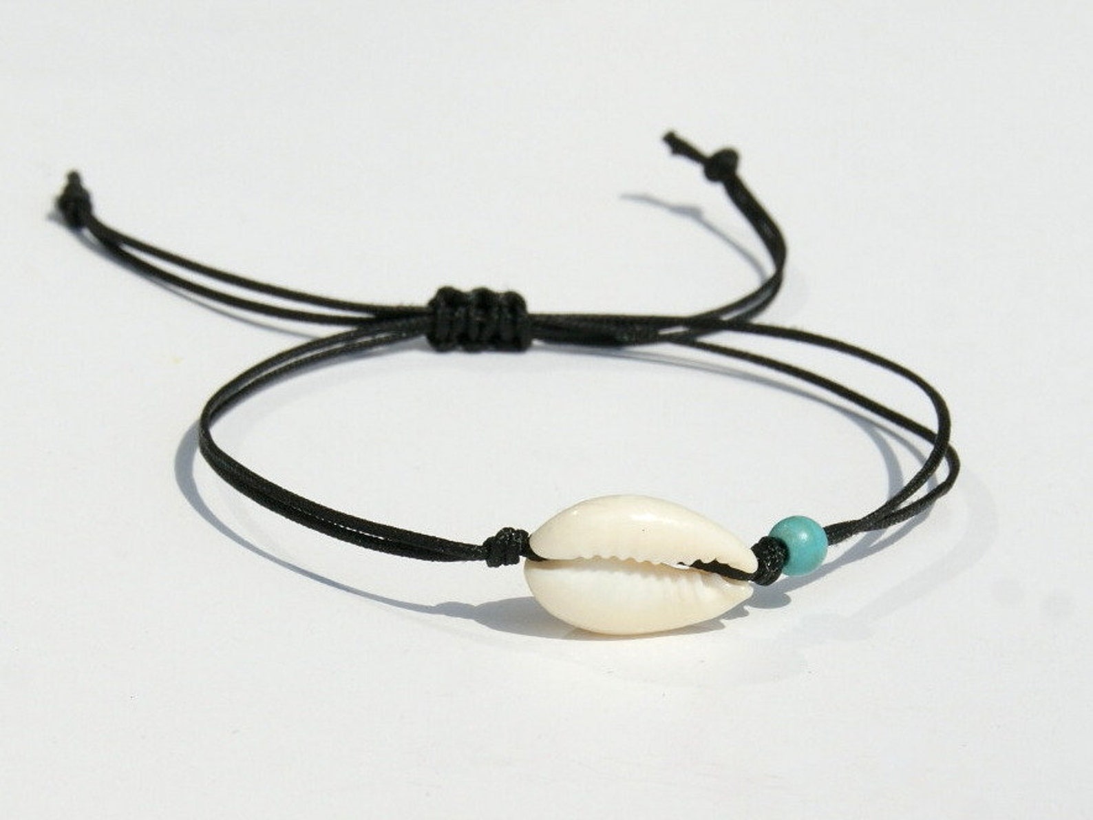 Shell Bracelet Cowrie Shell Bracelet Natural Cowry Shell - Etsy