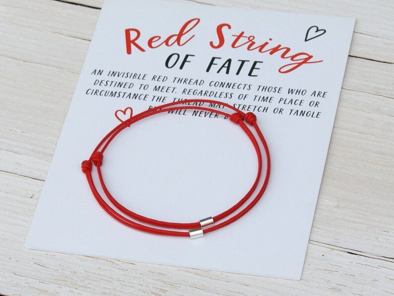 Red String of Fate Bracelets Matching Couple Bracelets Red String ...