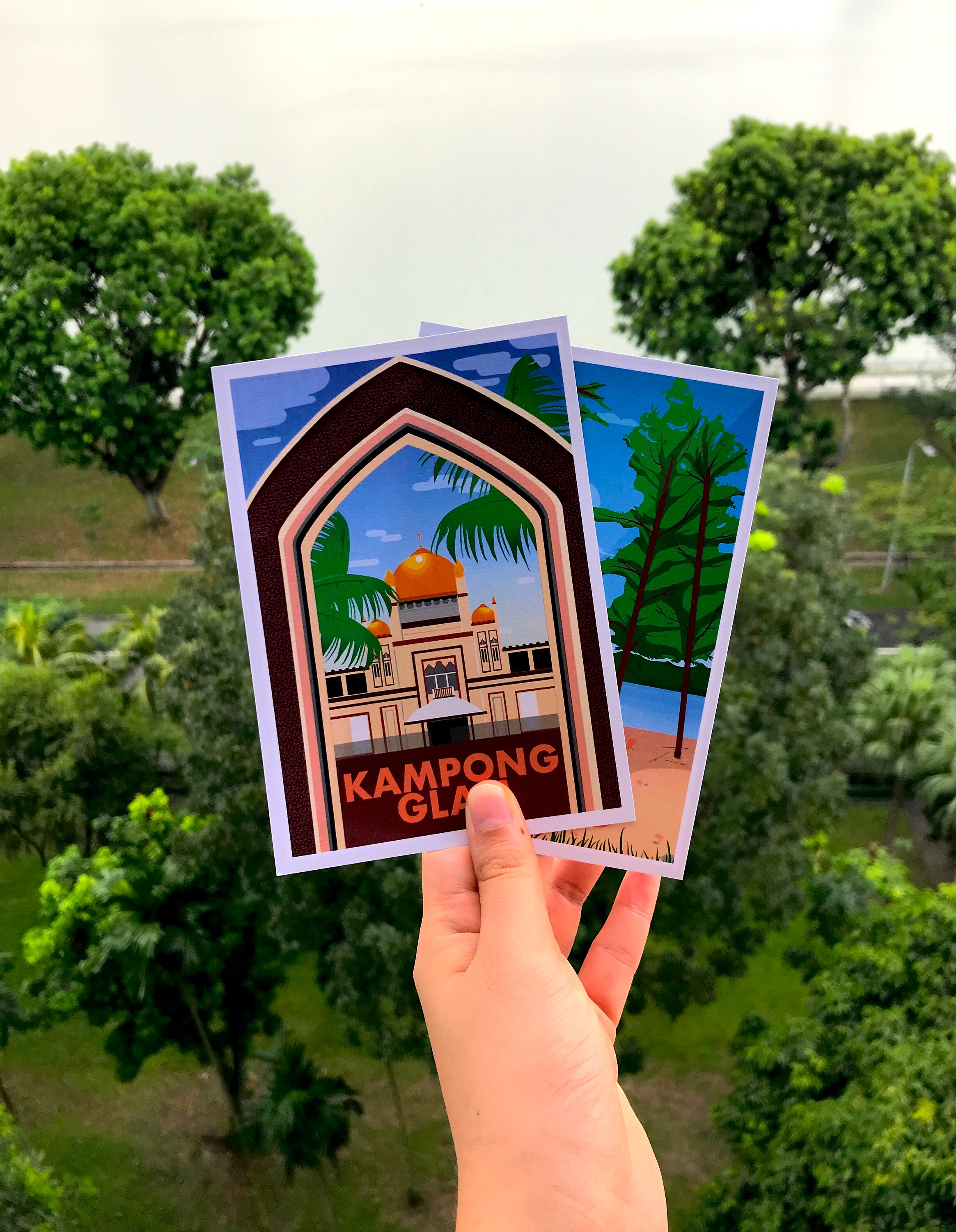 Singapore Postcard Set Special Matte Edition Stationery Sets Stationery ...