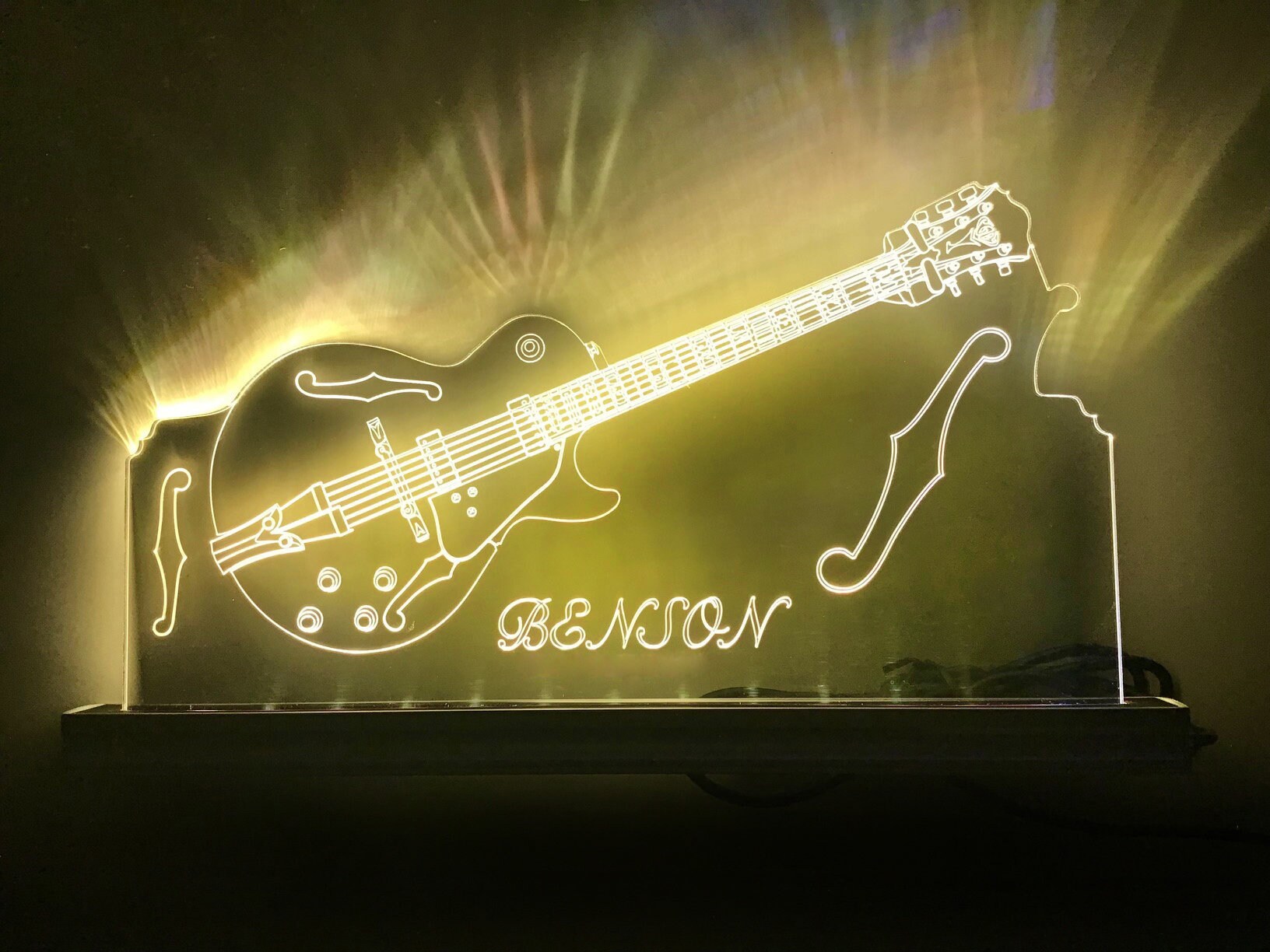Ibanez benson Custom Guitar LED Lamp can Change - Etsy