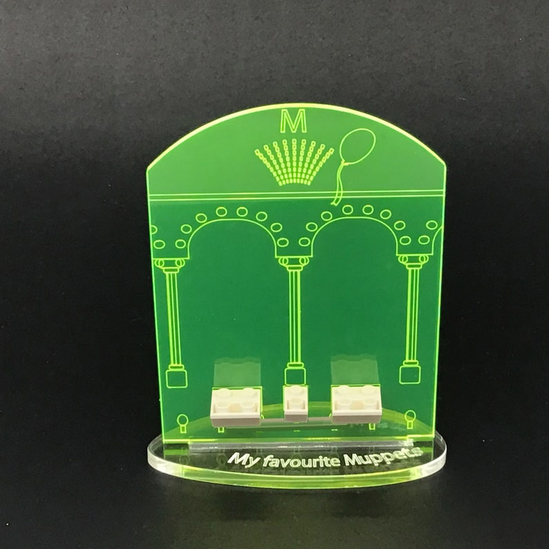 Muppet Lego Character Stage Perspex Display Stand. Takes 2 - Etsy