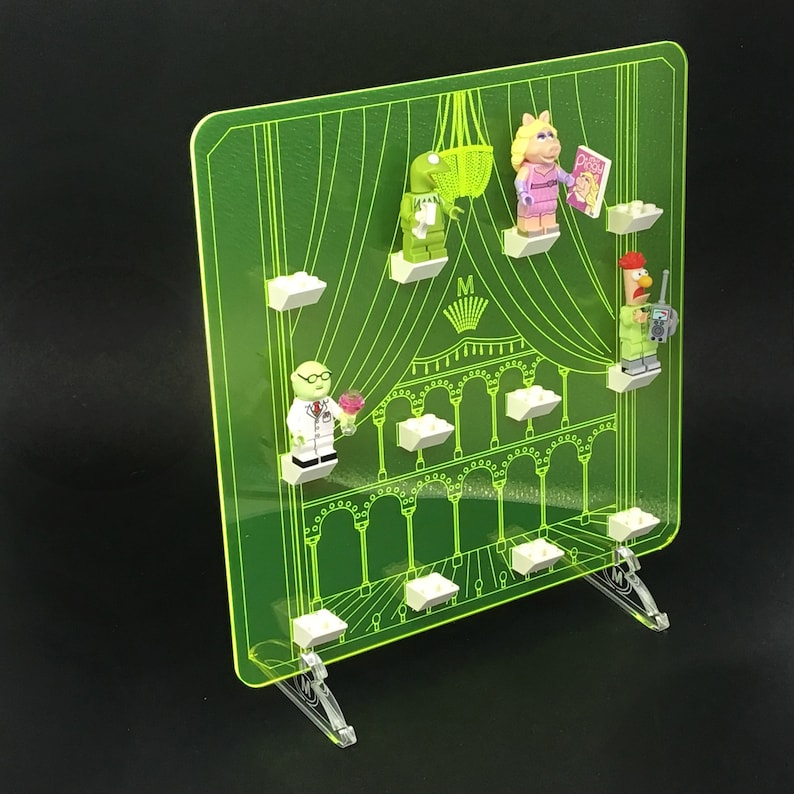 Muppet Lego Character Stage Perspex Display Stand With Feet. - Etsy Ireland