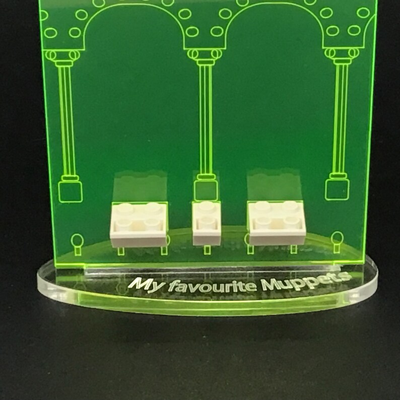 Muppet Lego Character Stage Perspex Display Stand. Takes 2 - Etsy