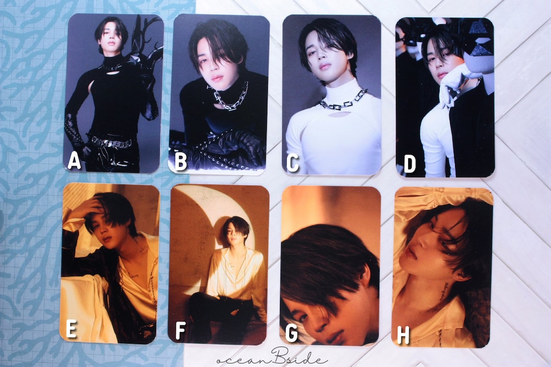Jimin Photocards BTS Me Myself Photobook ID: Tailor of Chaos - Etsy
