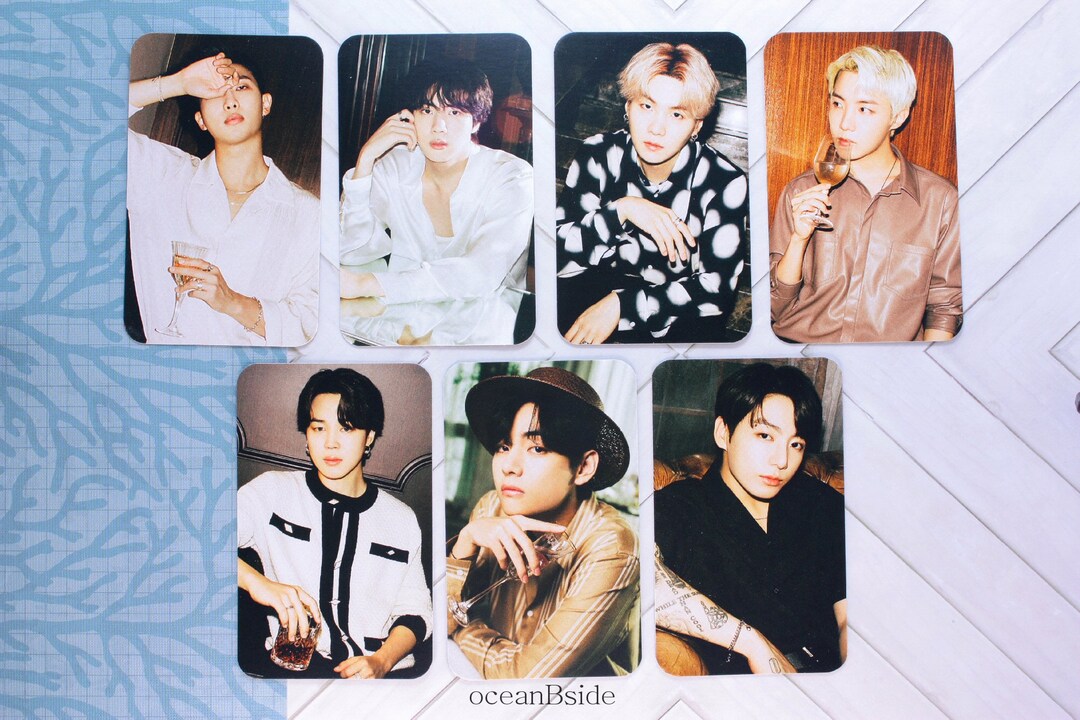 BTS Foil Signed Photocards Fanclub Suite Life - Etsy Canada