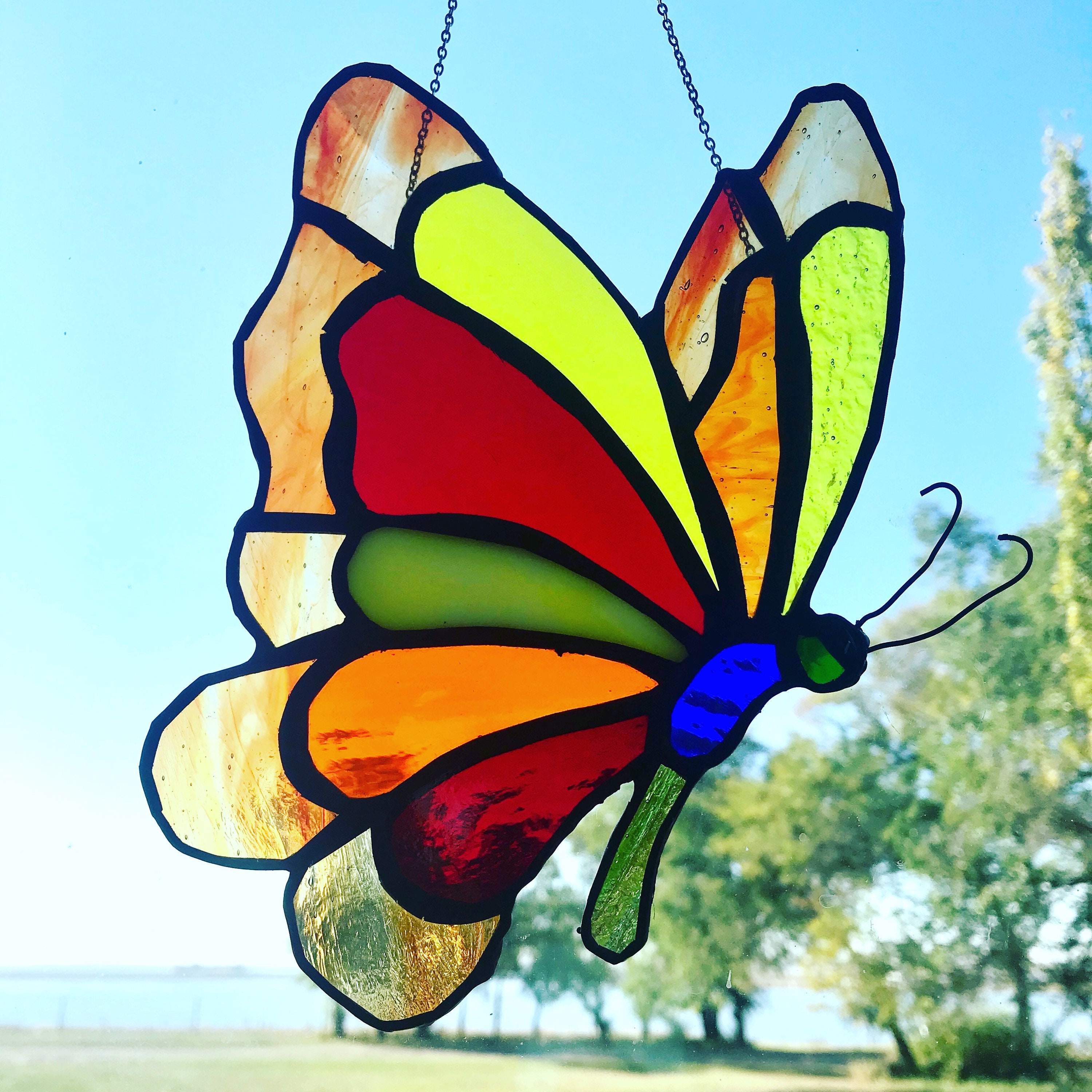 Stained Glass Butterfly - Etsy Canada