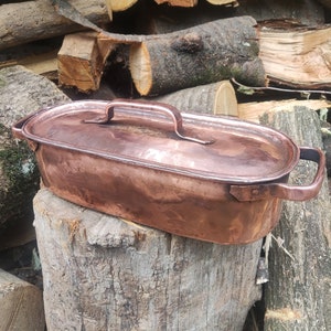Fish Cooking Pot, Oval Handmade in Copper - Etsy