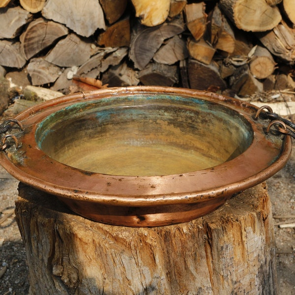 Antique Copper Brazier - Etsy