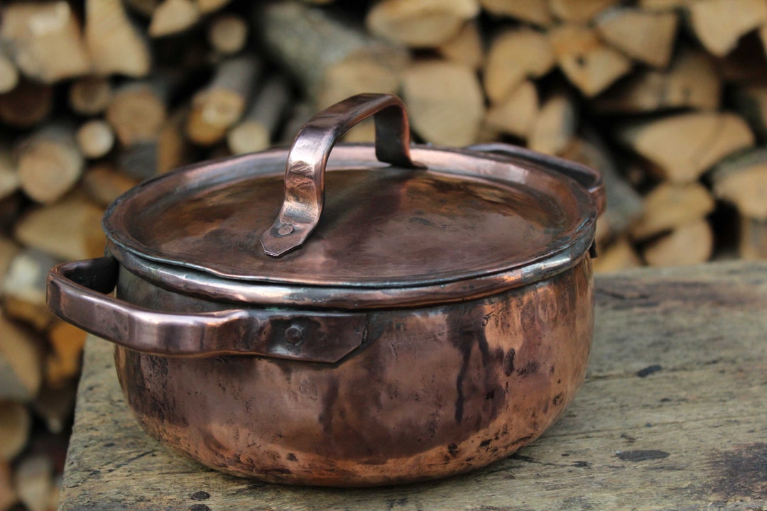 Copper Cookware , Kitchen Utensils, Round Pan, Handmade Craft - Etsy
