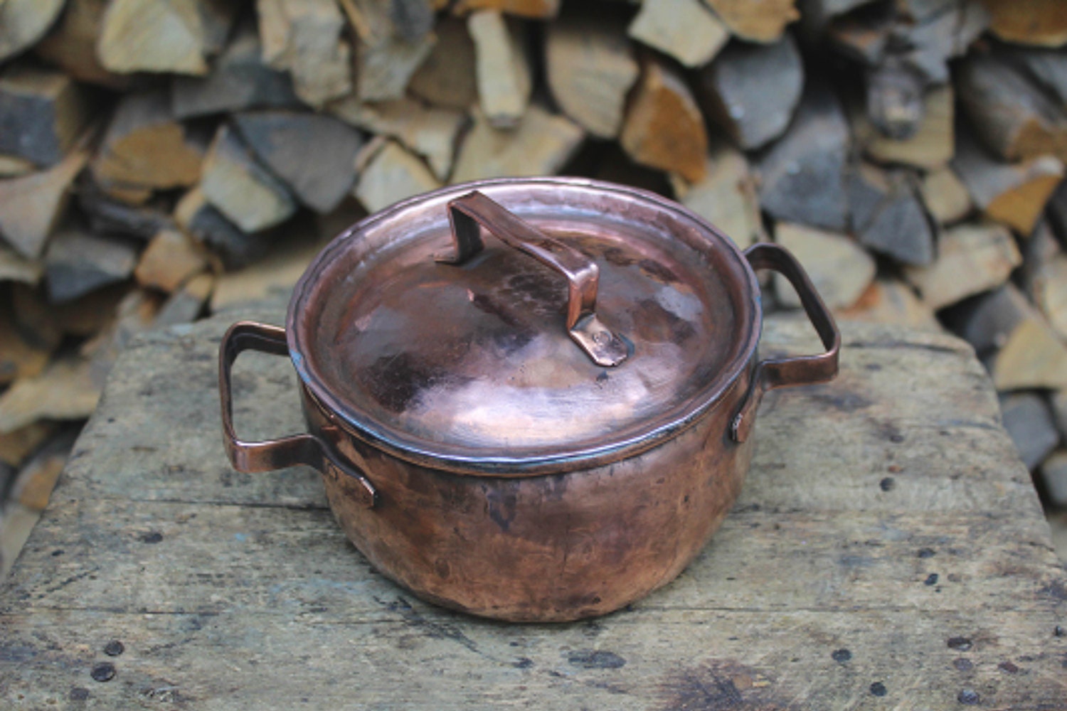 Handmade Copper Pot: sauces pot food container sugar bowl. | Etsy