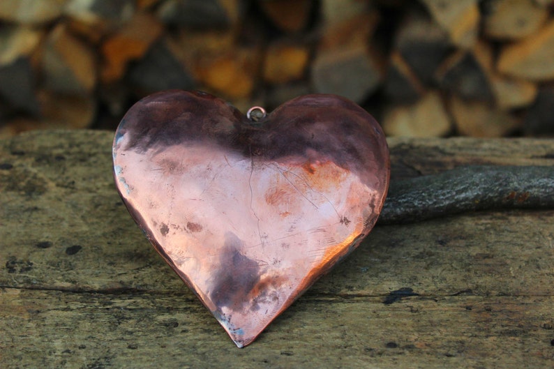 Handmade Copper Heart - Etsy