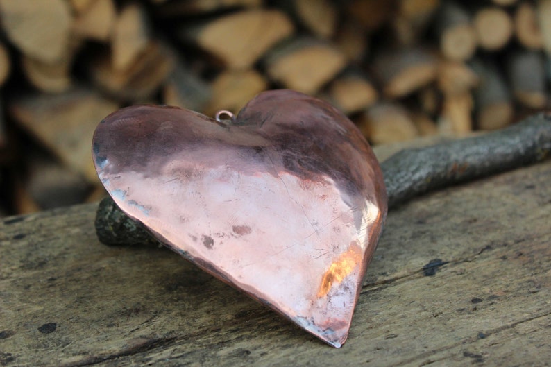 Handmade Copper Heart - Etsy