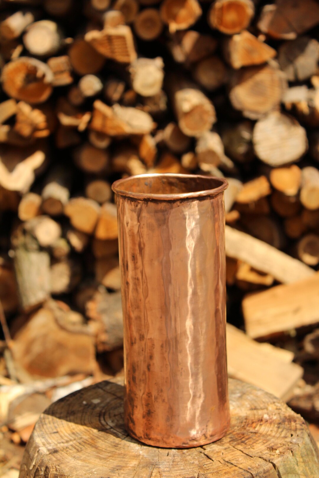 Handmade Tall Copper Container, Vase, Jar - Etsy