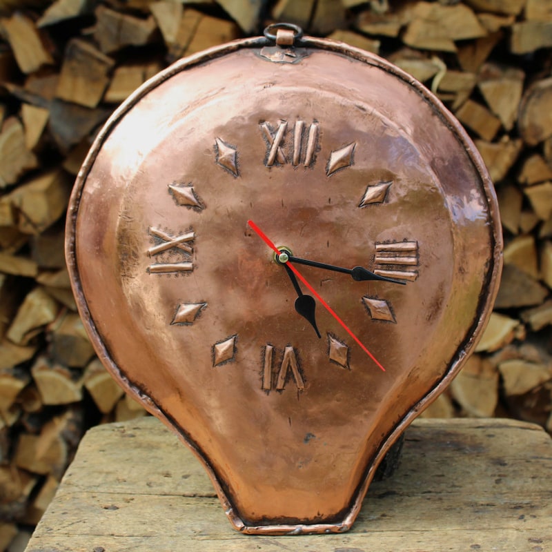 Copper Clock - Etsy