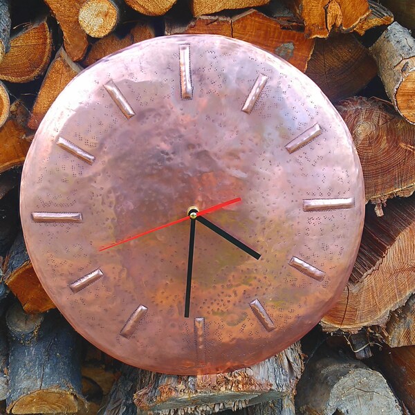 Copper Clock - Etsy