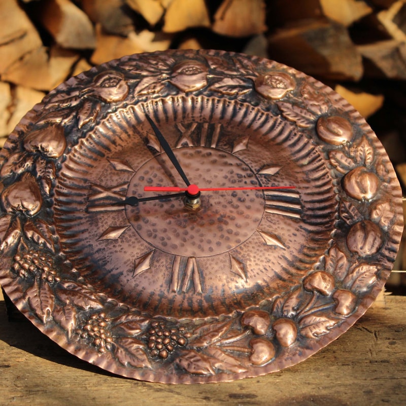 Copper Clock - Etsy