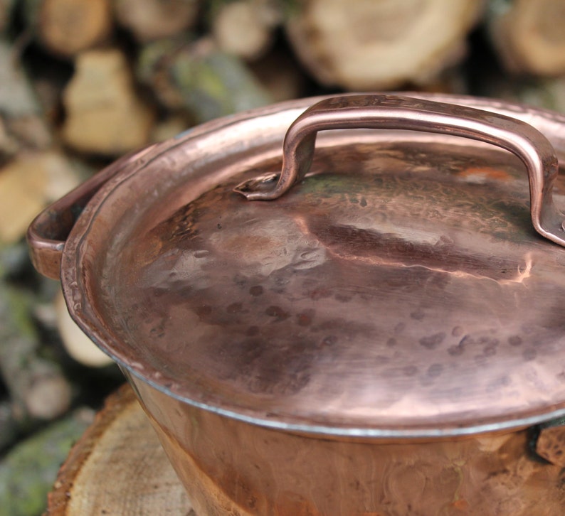 Handmade Conical Tinned Copper Pot - Etsy