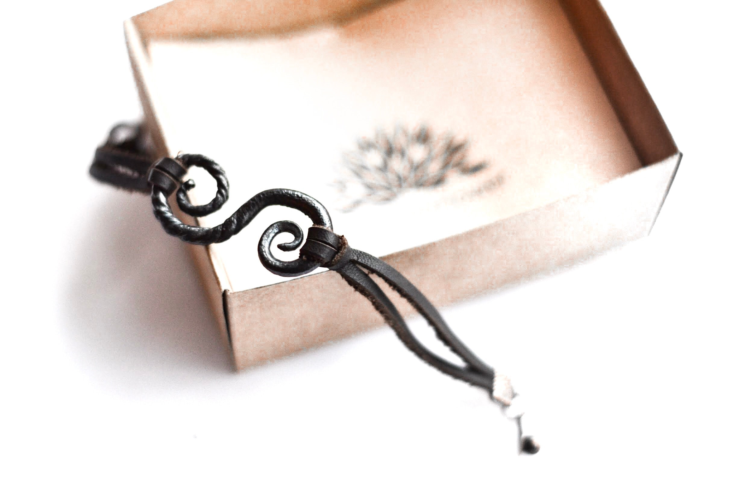 Hand Leather Bracelet, Iron Jewelry - Etsy