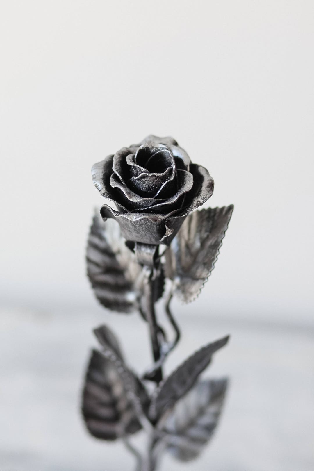Handmade Metal Rose the Perfect Gift, Every Time. Steel Rose (silver ...