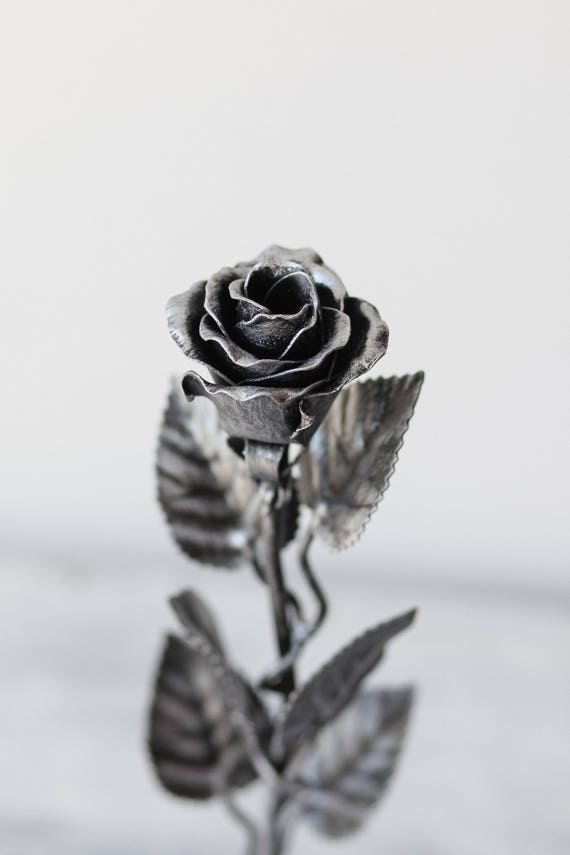Handmade Metal Rose the Perfect Gift Every Time. Steel Rose | Etsy