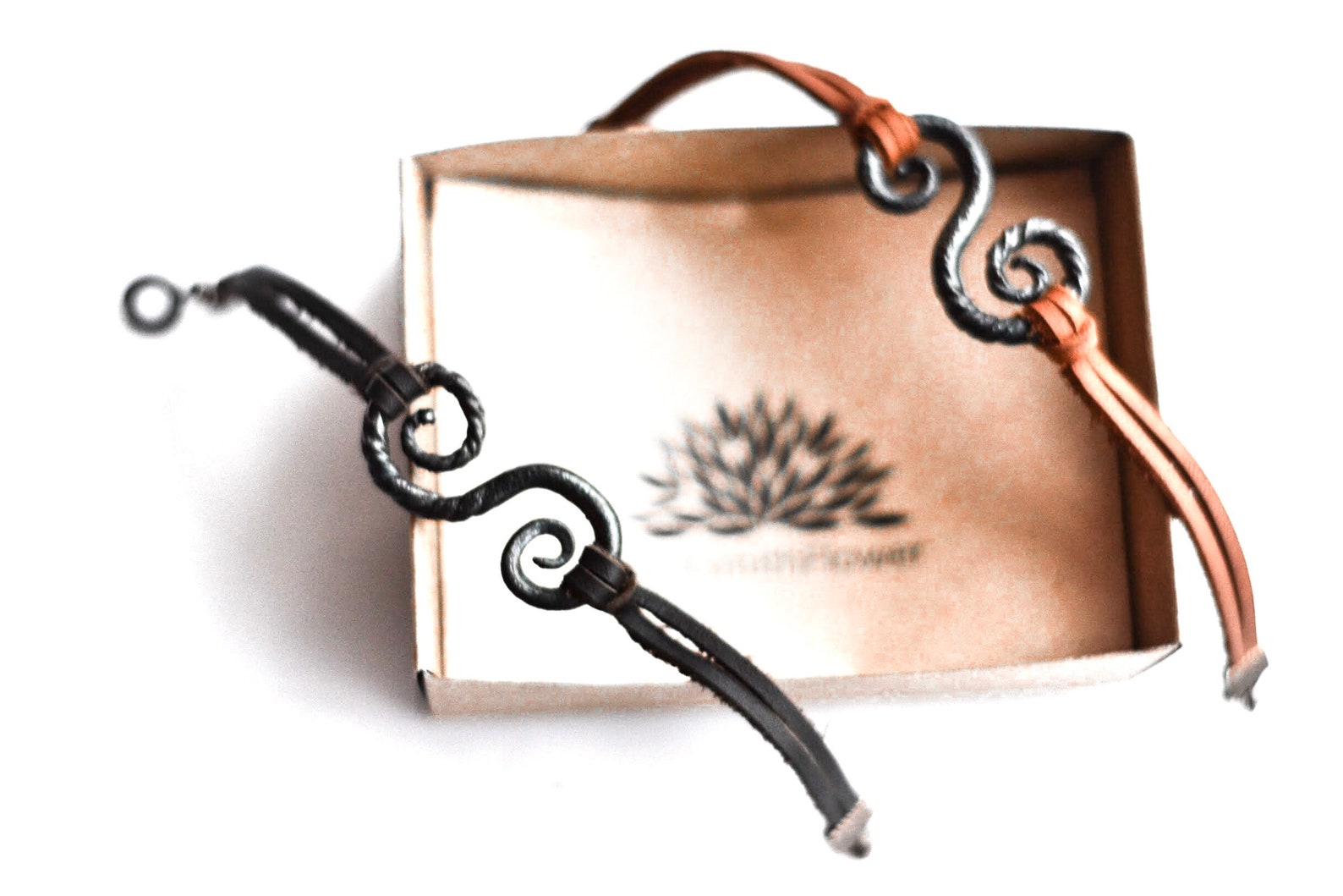Hand Leather Bracelet, Iron Jewelry - Etsy
