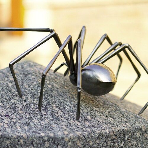 Metal Spider steel Spider Art Sculpture - Etsy