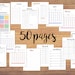 50 Pages planner Templates Ultimate Collection Printable | Etsy