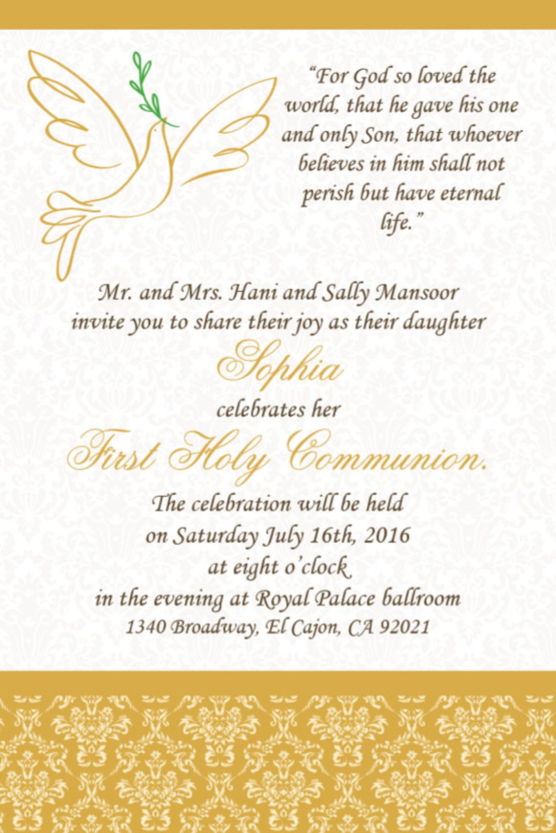 Printable First Holy Communion Invitation E Card First Holy Etsy Printable First Holy Communion Invitation E Card First Holy Etsy