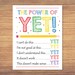 The Power of yet Poster Printable/motivational Wall Art/growth Mindset ...