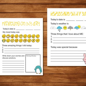Instant Download Daily Printable Reflections Activity/homeschool ...