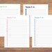 Printable Things to Do List, Get Things Done List, Work Day Organizer ...
