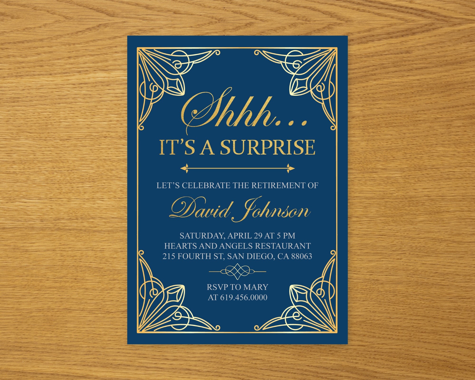 Retirement Party Border