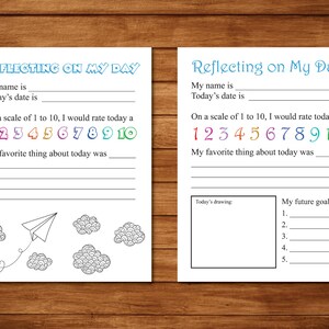 Instant Download Daily Printable Reflections Activity/homeschool ...