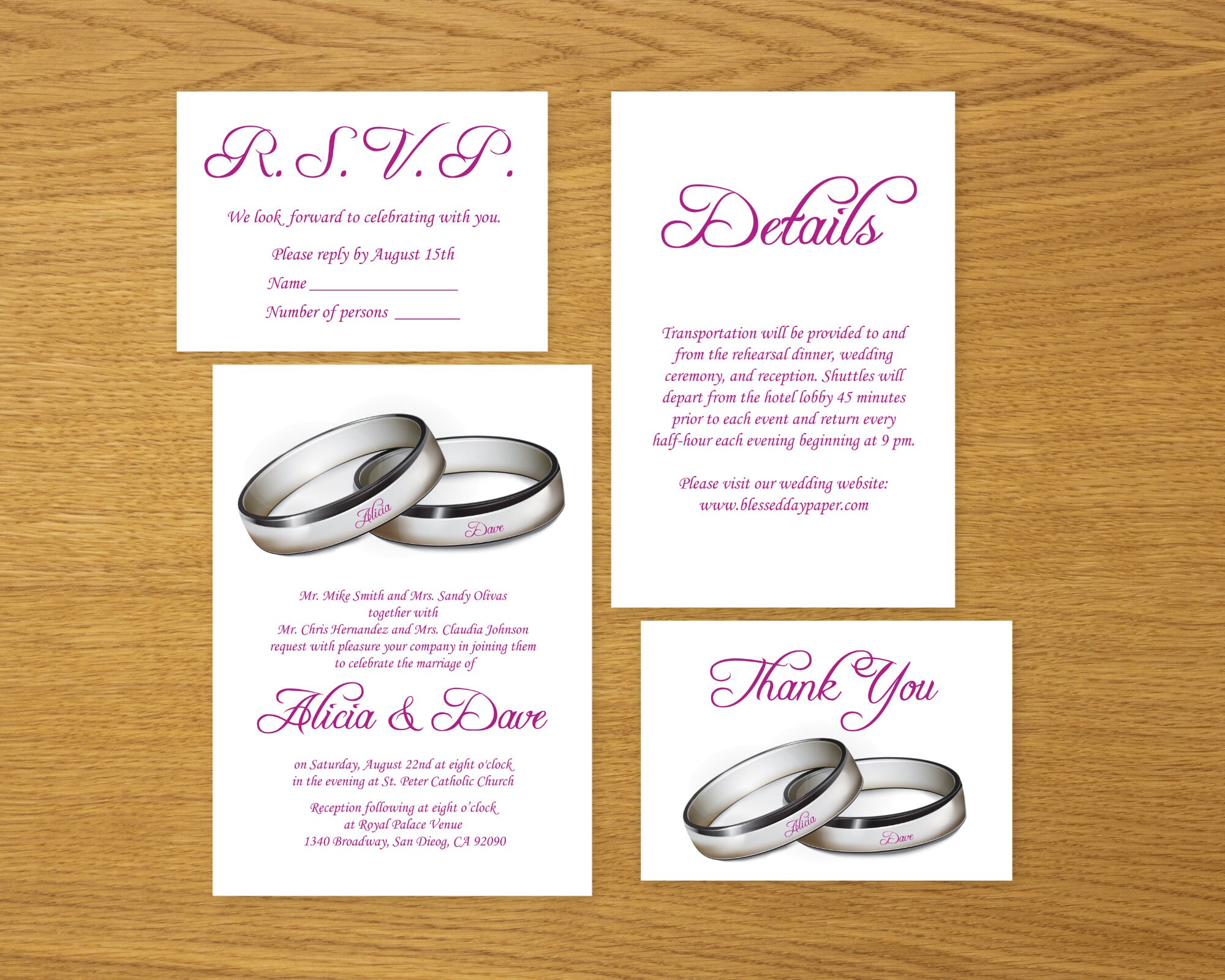 Wedding Ring Images For Invitations