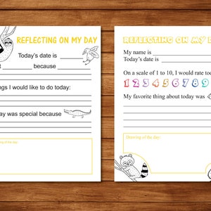 Instant Download Daily Printable Reflections Activity/homeschool ...